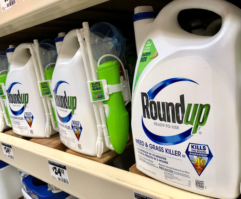 Georgia Jury Hits Monsanto With $2B+ Roundup Verdict| Law.com