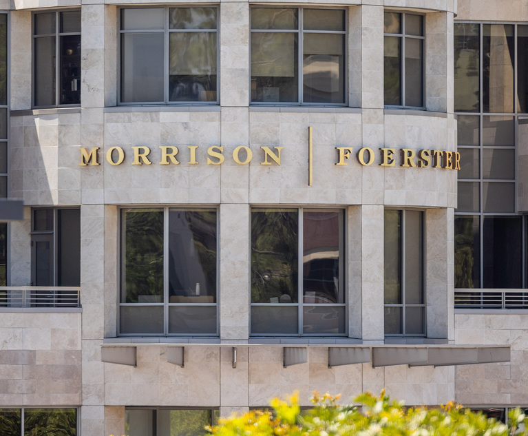Morrison & Foerster Revenue Rises Amid Surging IP, Commercial Litigation Demand | Law.com
