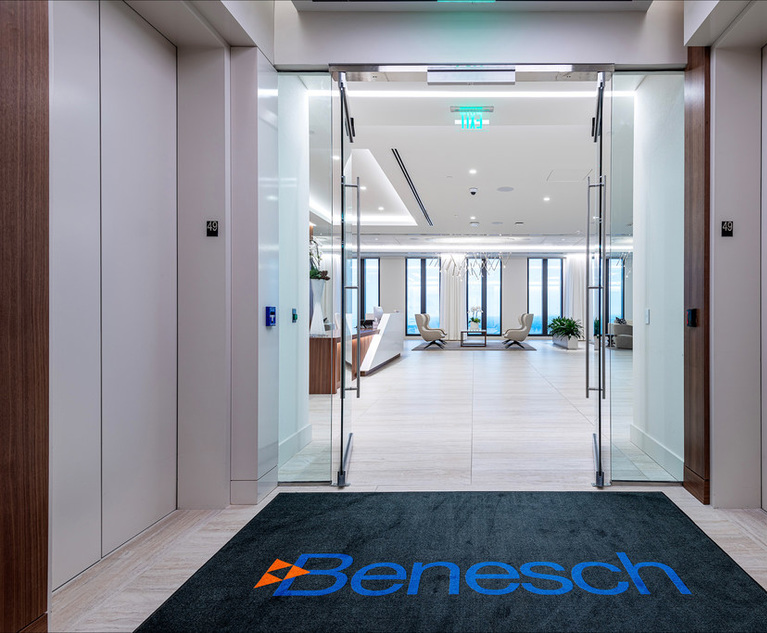 Benesch Sees Revenue Spike 30%, Amid Rapid Head Count Expansion| Law.com