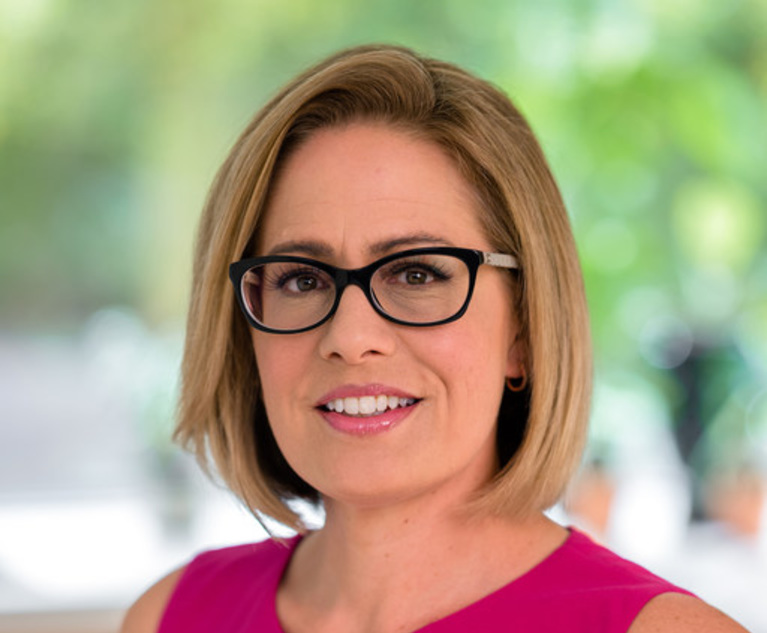 Former U.S. Sen. Kyrsten Sinema Joins Hogan Lovells In D.C. | Law.com