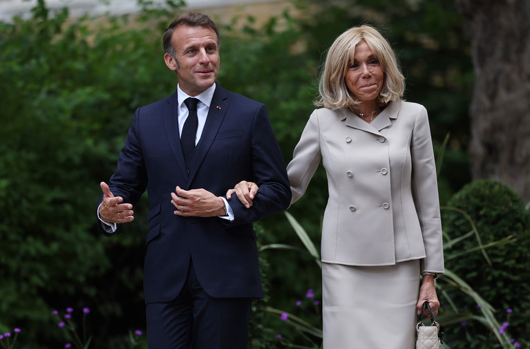 France's First Couple Is Represented by Clare Locke in Their Delaware ...