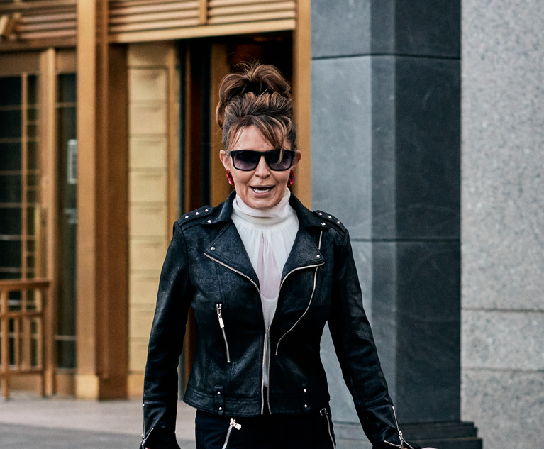 New York Times Found Not Liable for Defamation of Sarah Palin | Law.com