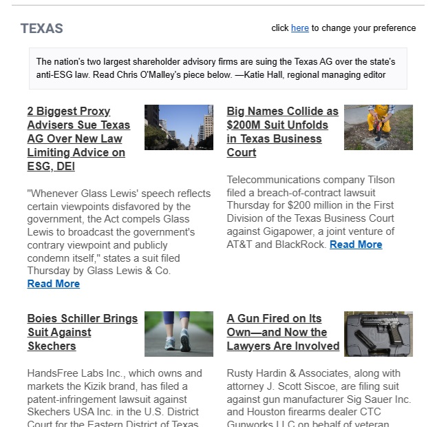 How to Make the Most of Our Redesigned Newsletters | Law.com