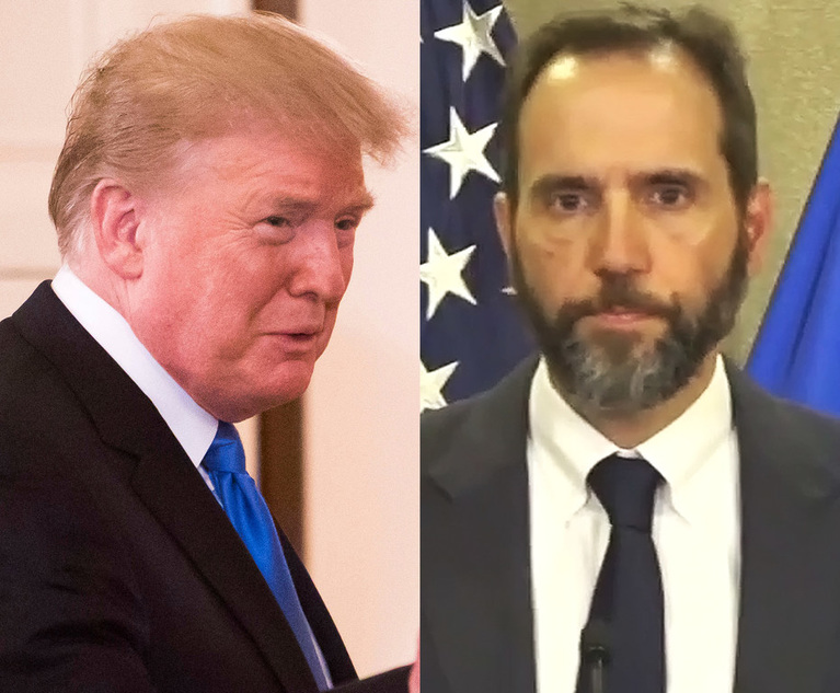 Trump Targets Covington For Jack Smith Representation | Law.com