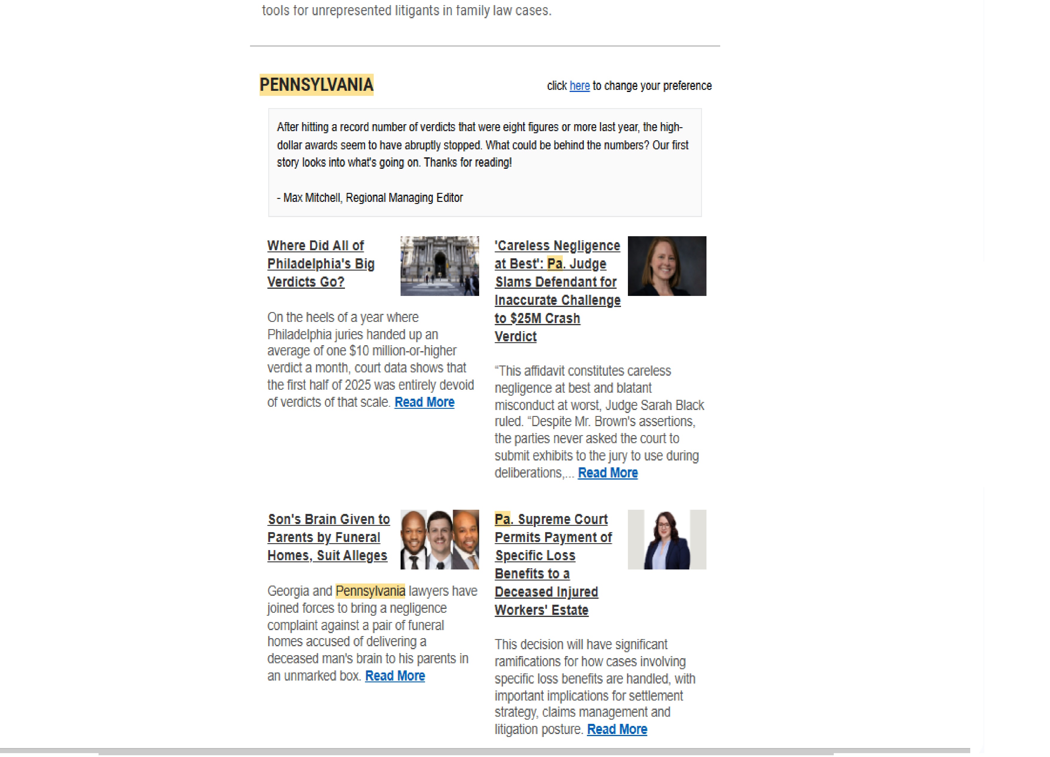 How Pa. Readers Can Make the Most of Our Redesigned Newsletters| Law.com