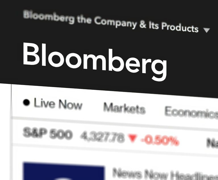 Decision of the Day: Judge Denies Dismissal Motion for Bloomberg Anchor ...